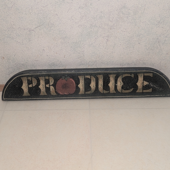 Wall Decor | Vintage Produce Sign With Tomato Design | Poshmark
